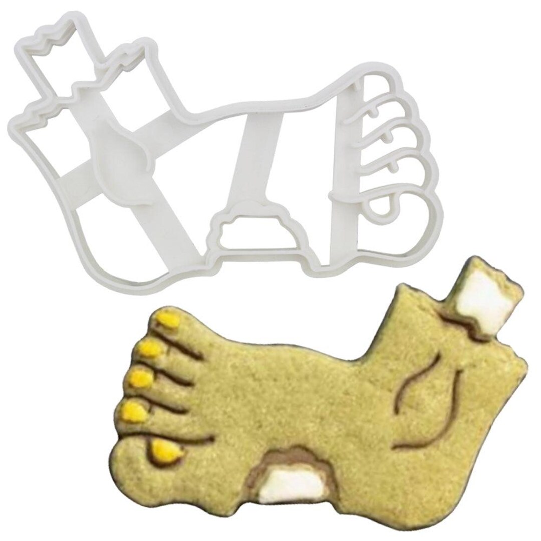 Zombie Foot Embossing Cookie Cutter - Etsy
