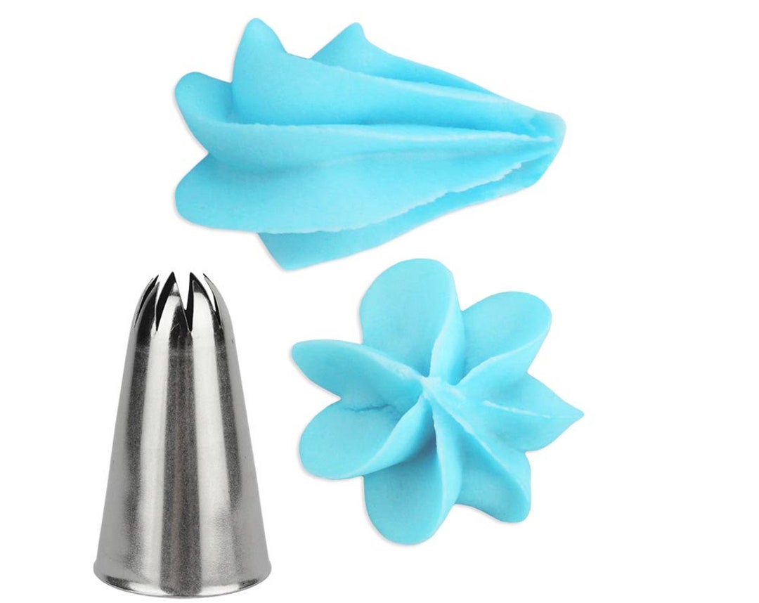 Closed Star #845 Cupcake Decorating Tip -star Tip for Piping Shells ...