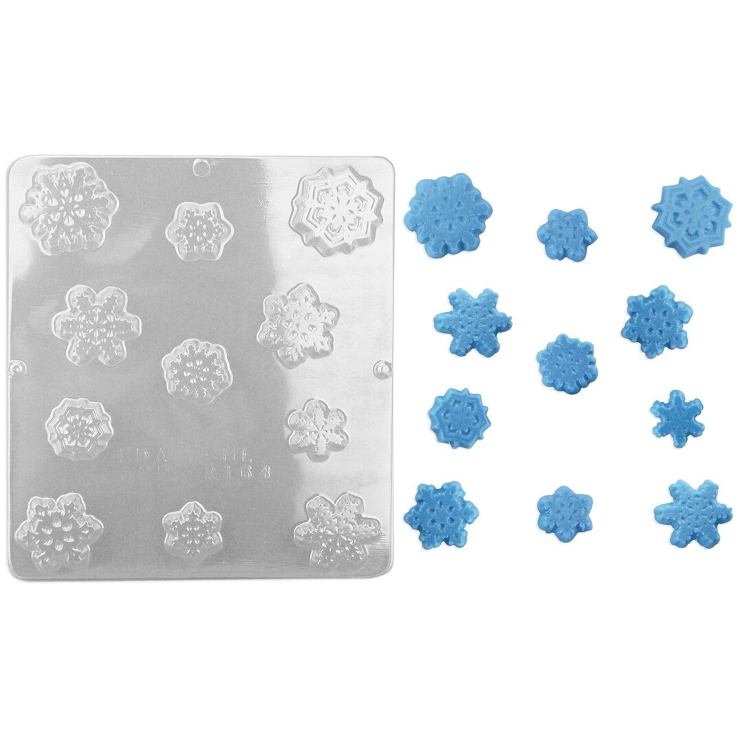 Snowflake Assortment Chocolate Mold - Etsy