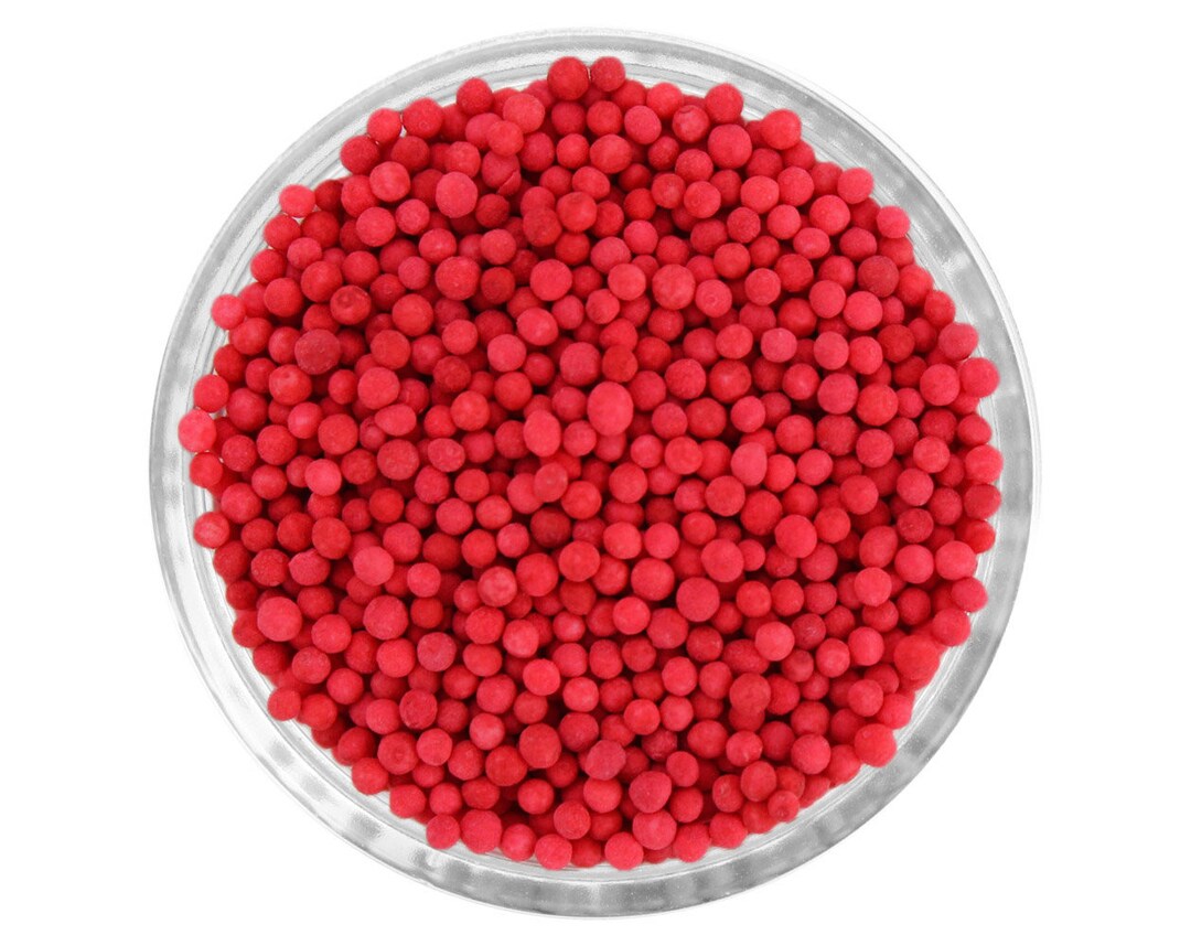 Cherry Red Non-pareils - Classic Tiny Cherry Red Non-pareils Add a ...