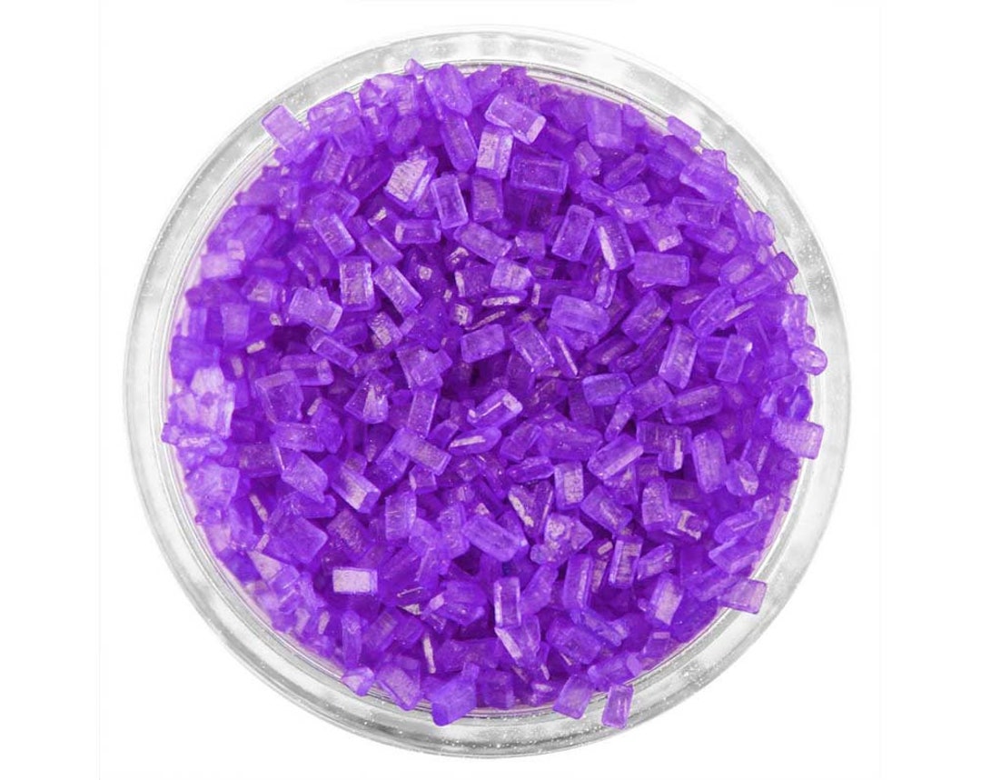 Purple Chunky Sugar - Purple Sugar Crystals Sprinkles for Decorating ...