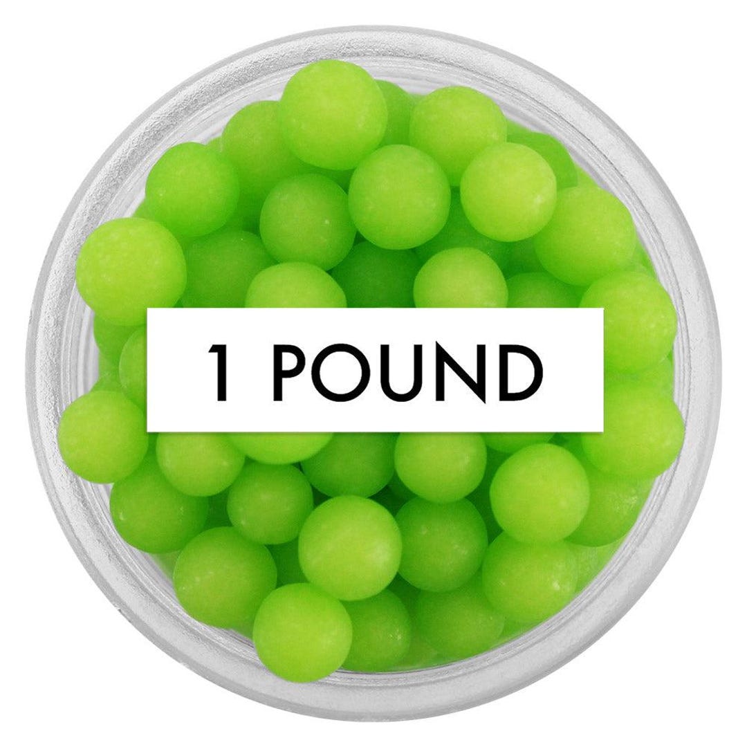 Matte Lime Green Sugar Pearls 5-6MM 1 LB - Etsy