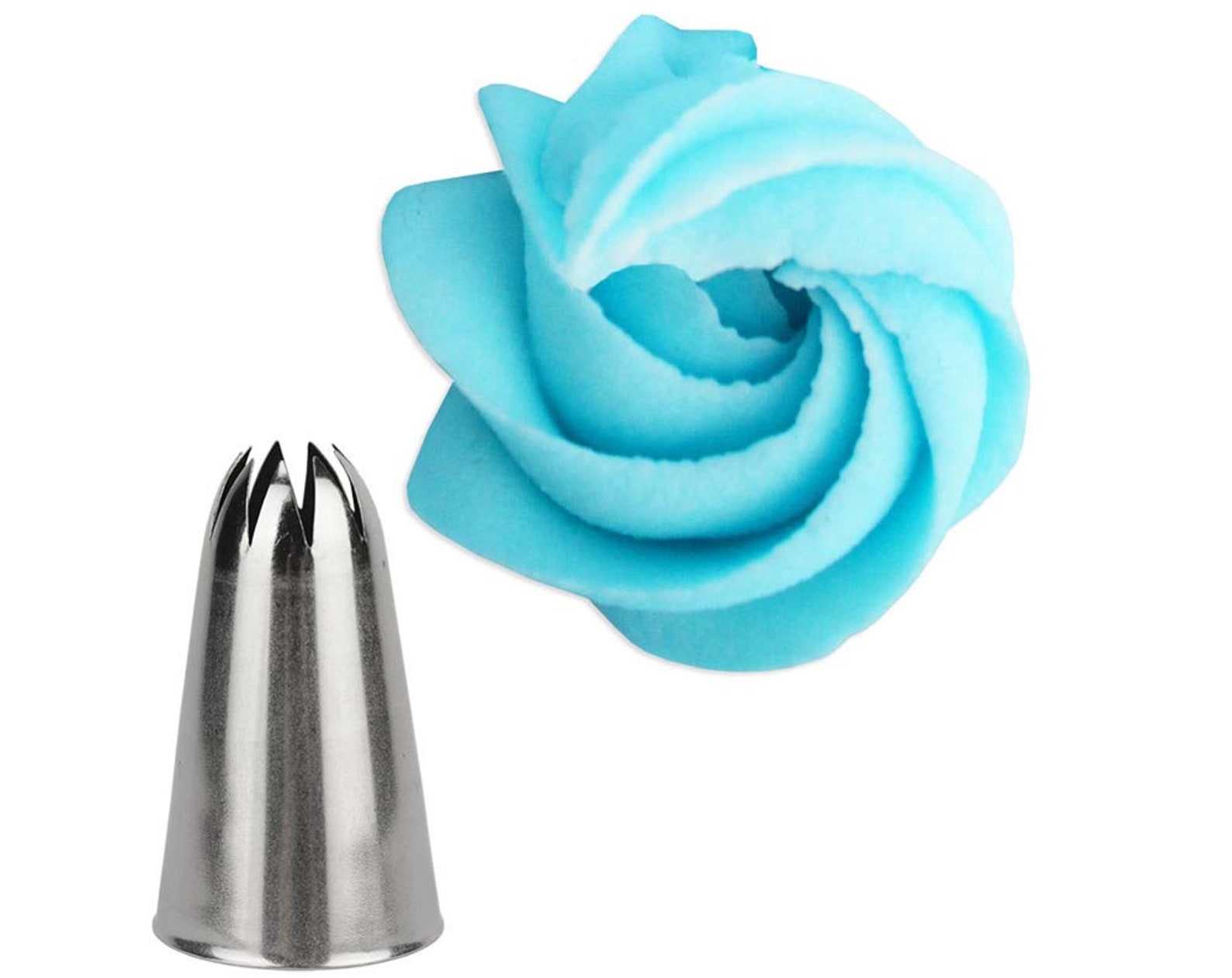 Closed Star #856 Cupcake Decorating Tip - Closed Star Tip for Piping ...