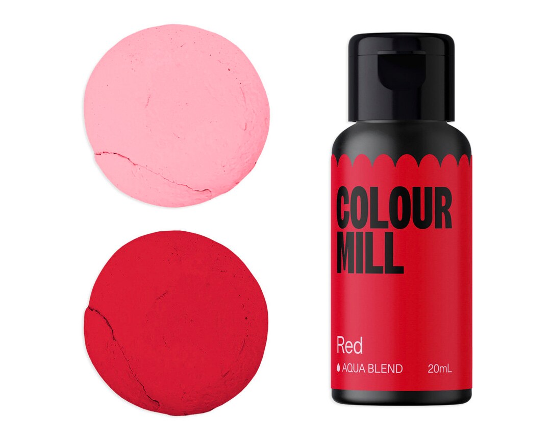 Red Colour Mill Water Based Food Coloring - Bright Red Food Coloring ...