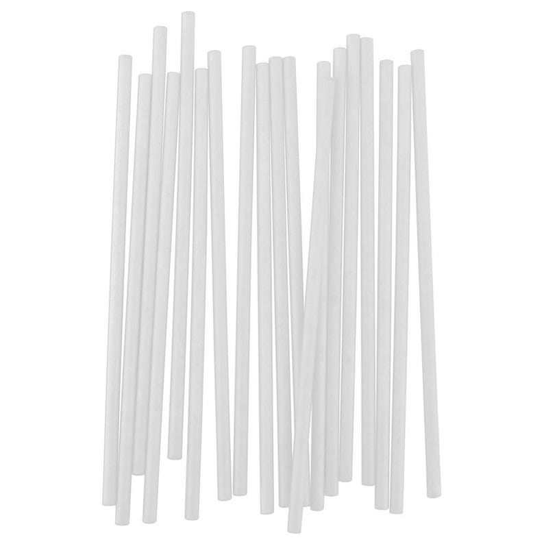 White Paper Lollipop Sticks 6" - Etsy