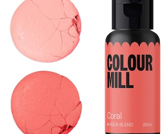 CORAL Colour Mill Oil Based Food Coloring for Chocolate, Buttercream ...