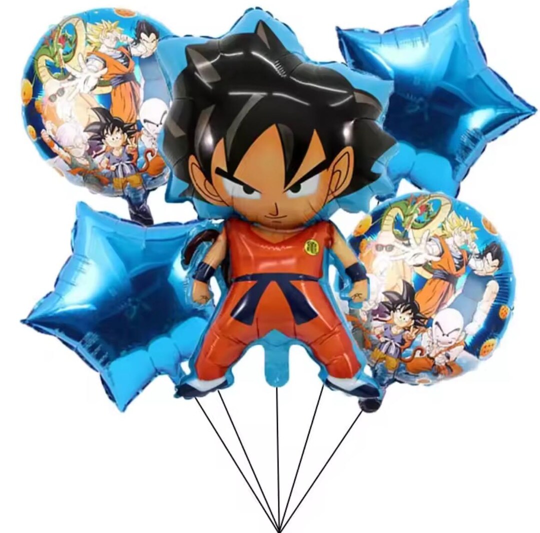 Hero Balloon Set – 5pcs Foil Balloons for Birthday Party Decorations ...