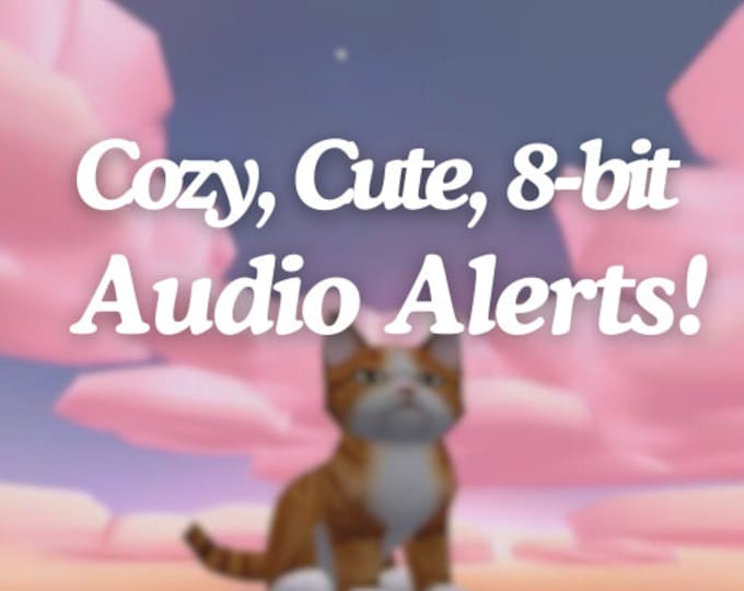 Twitch Alert Sounds Cute Pack of Sound Alerts for Streamers. Vtuber ...