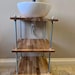 Handmade Bathroom Sink With Shelves (complete Washbasin Unit: Faucet ...