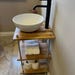 Handmade Bathroom Sink With Shelves (complete Washbasin Unit: Faucet ...
