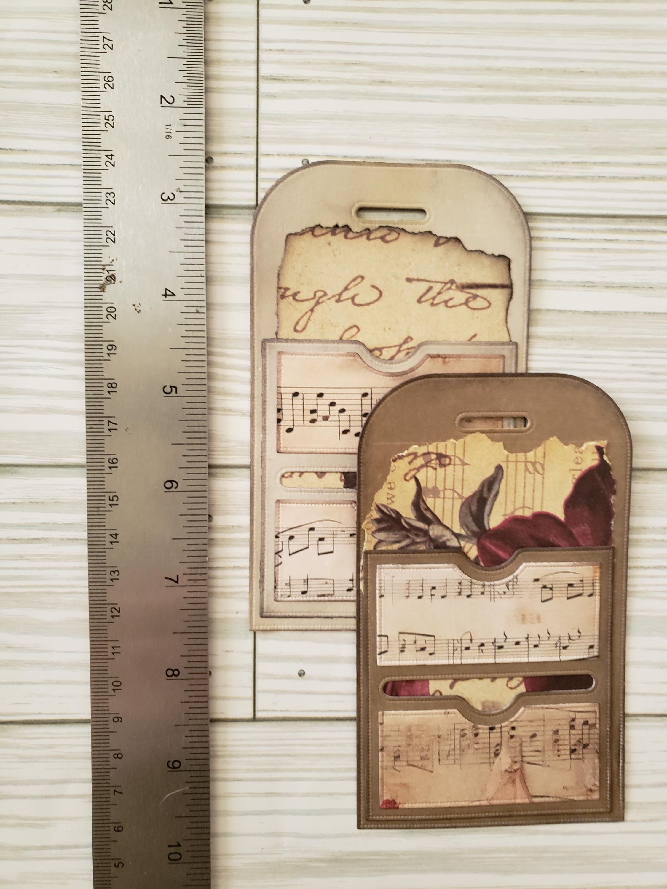 Set of 8 Romantic Music Pocket/tag Embellishments - Etsy