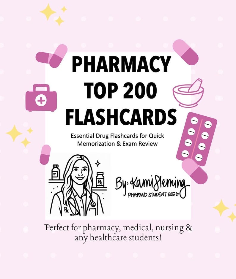 Top 200 Drug Flashcards | Pharmacy | Medicine | Nursing | Students ...