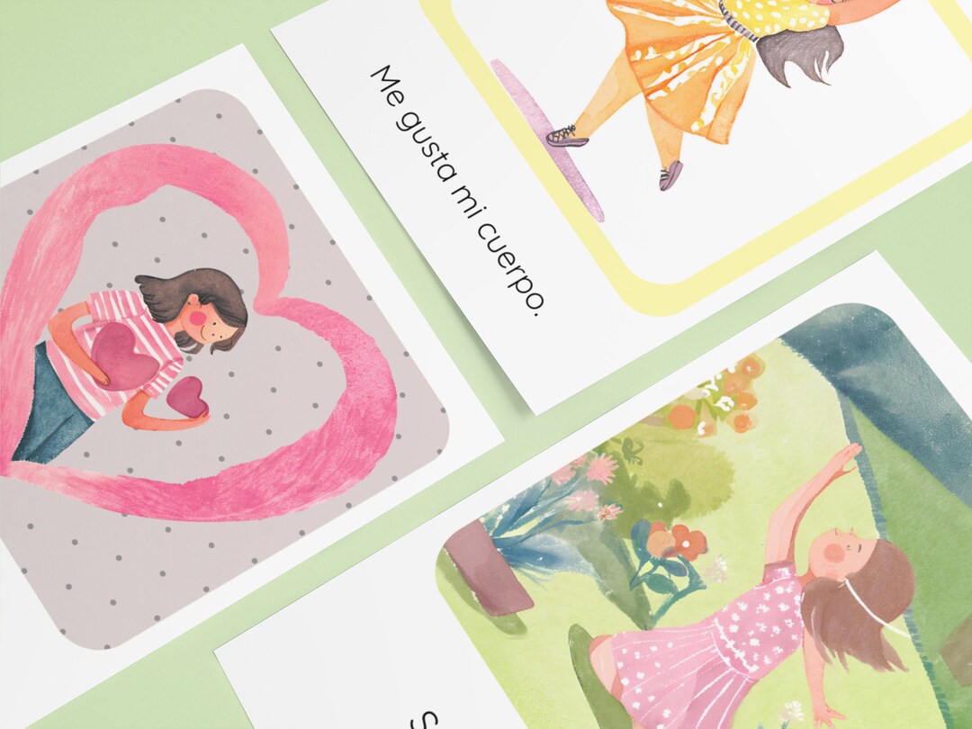 Tarjetas De Afirmaciones Positivas En Español - Etsy