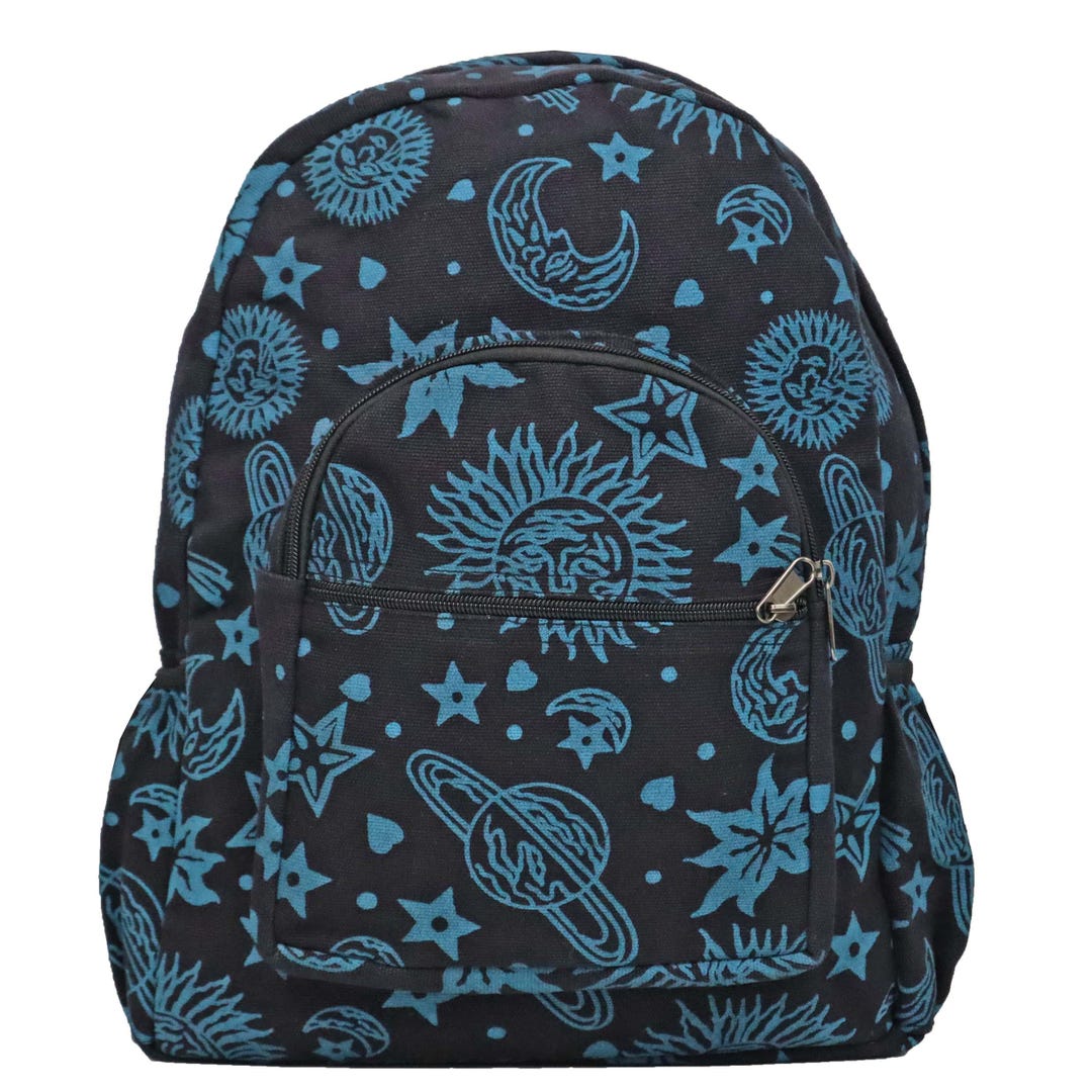 Solivisk Sun Moon Planets and Stars Celestial Backpack, Cosmic Unisex ...