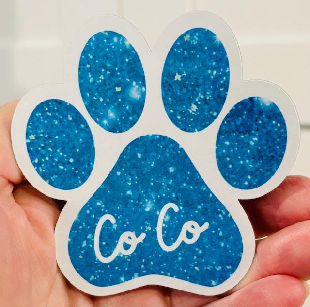 Custom Dog Paw Magnets, Plaid Dog Paw Magnets - Etsy
