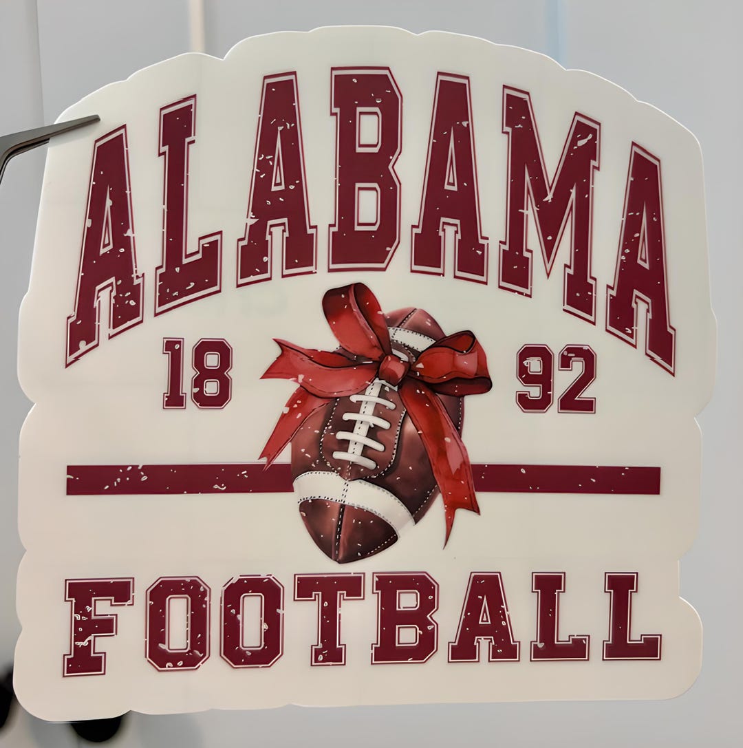 Alabama Football Vinyl Stickers - Roll Tide - Water Resistant - Etsy