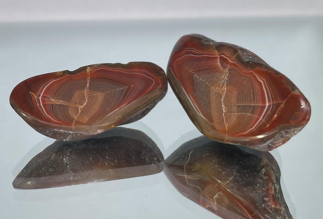Face Polished Lake Superior Agate Halves (1oz) - Etsy