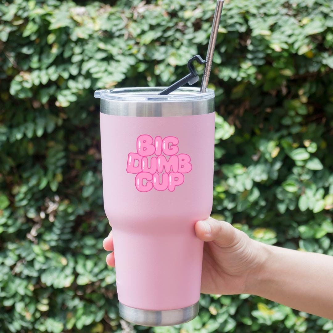 Big Dumb Cup Sticker for Your Big Dumb Cup - SNL Gag Kiss-cut Stickers ...