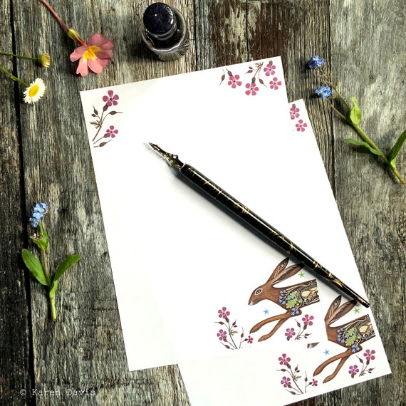 Writing Paper Design. 'DIGITAL DOWNLOAD' PDF File. | Etsy