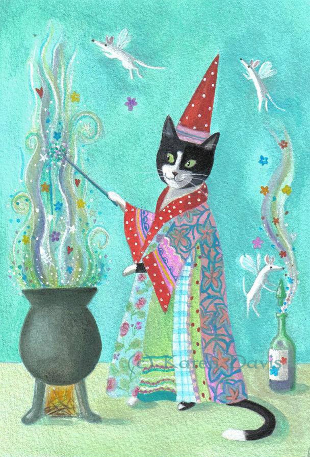 Magic Cat - Etsy