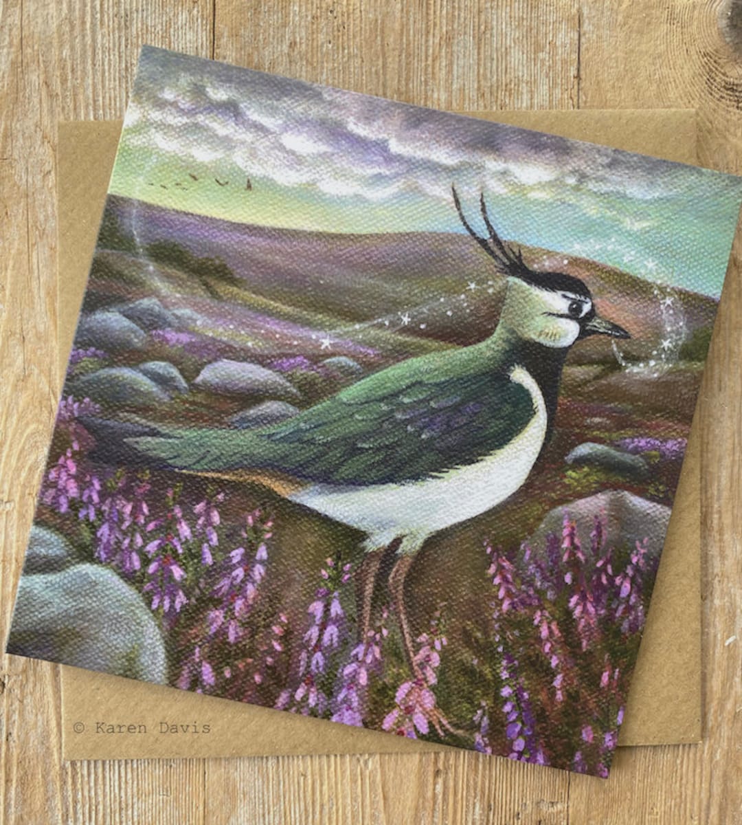 Greeting Card X1. Lapwing. - Etsy UK