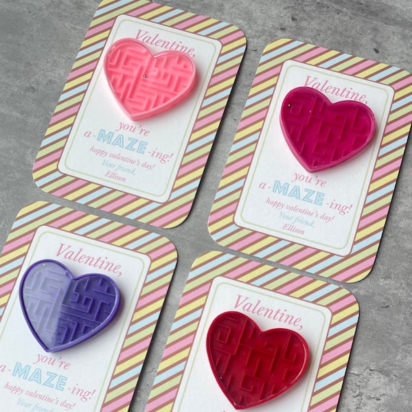 Maze Valentine - Etsy
