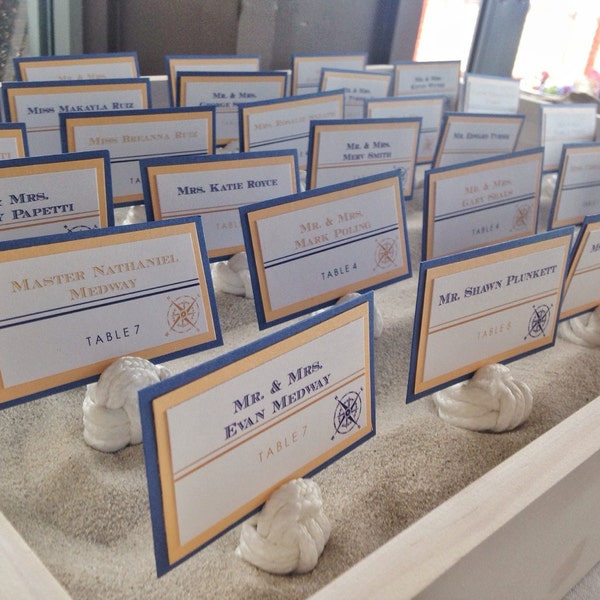 Nautical Place Cards - Etsy