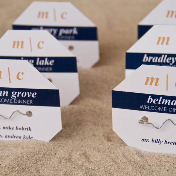 Escort Card Tags - Etsy
