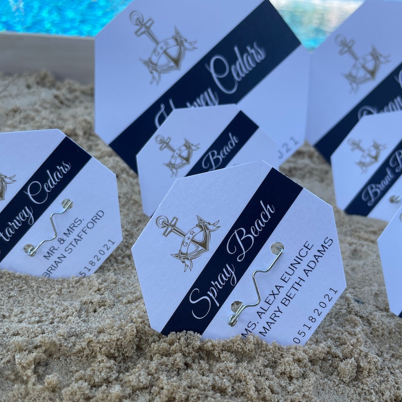 Beach Table Numbers - Etsy