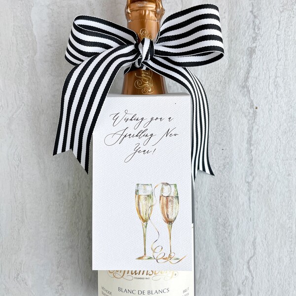 Champagne Tags - Etsy