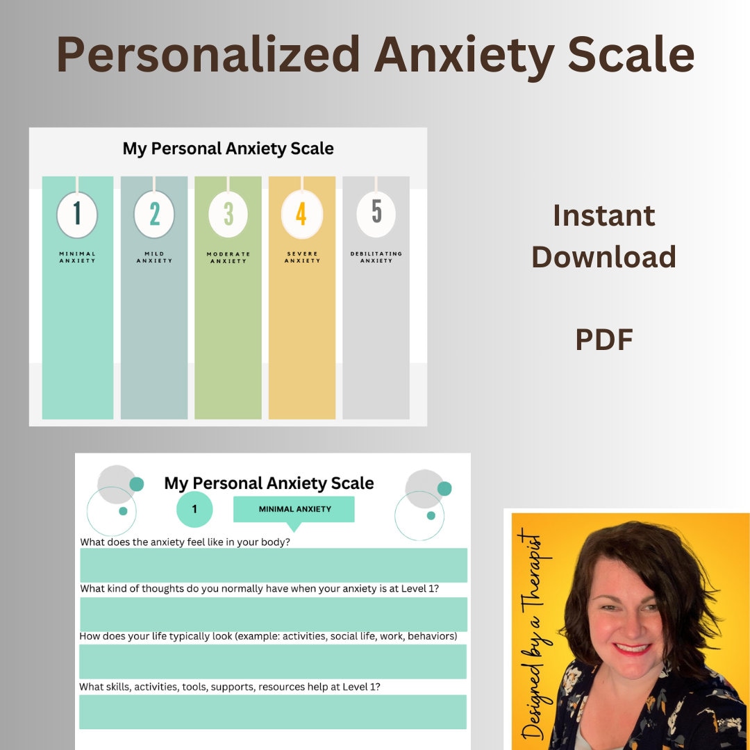 Personalized Anxiety Scale - Etsy