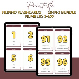 Tagalog Flashcards, Learn Tagalog Easily With Flashcards -digital ...