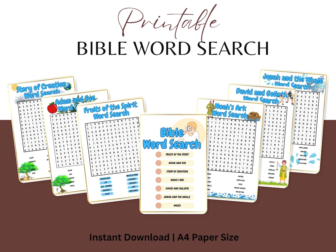 Printable Bible Word Search, Word Search Puzzle, Bible Word Search ...