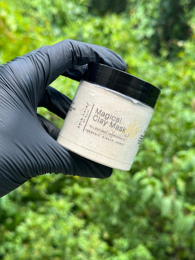 Magical Clay Mask Turmeric, Honey, Ginger, Brightening, Handmade ...