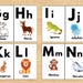 Animal ABC Flashcards,abc Flashcards,printable Flashcards,preschool ...