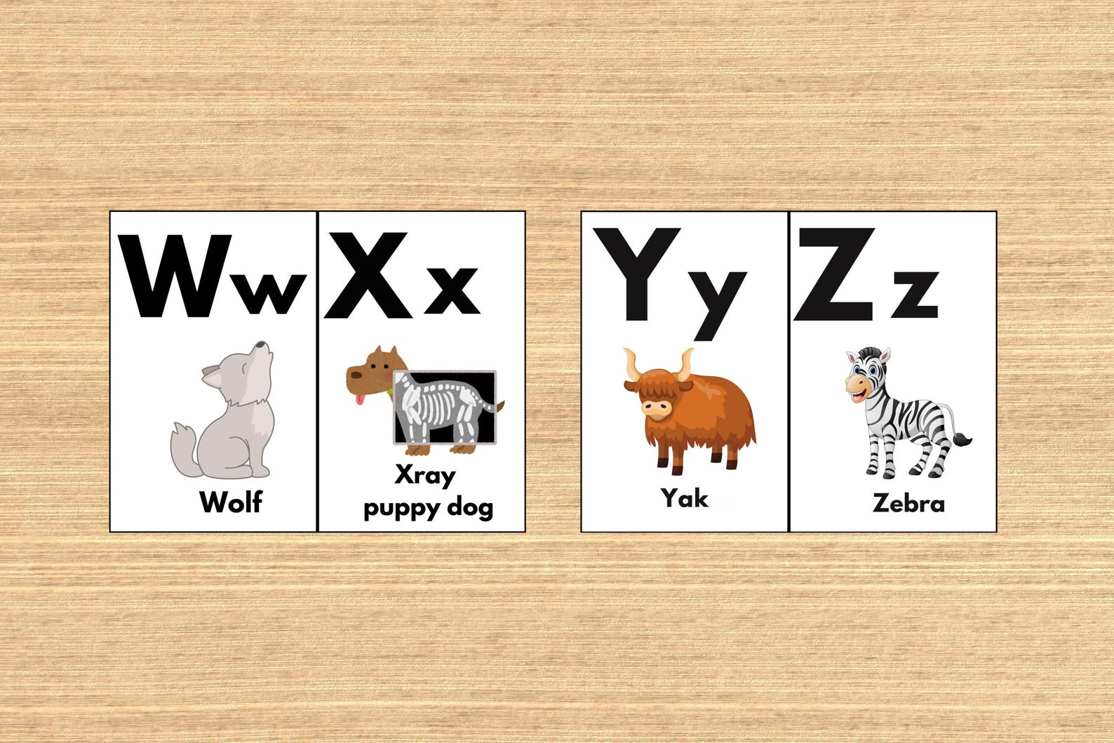 Animal ABC Flashcards,abc Flashcards,printable Flashcards,preschool ...