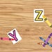 ABC Coloring Flashcards,large Alphabet Color Flashcards,kids Learning ...