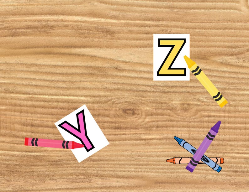 ABC Coloring Flashcards,large Alphabet Color Flashcards,kids Learning ...