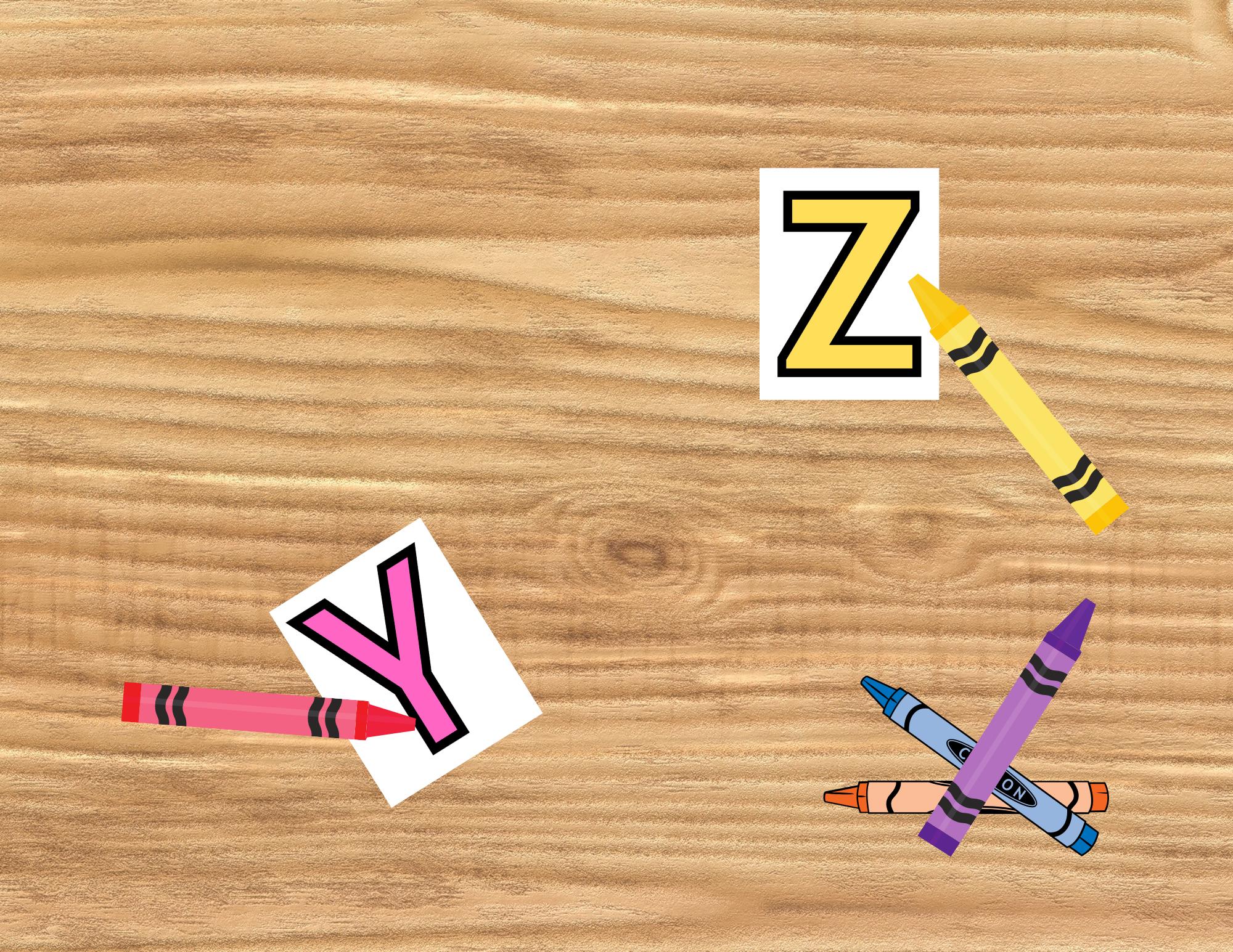 ABC Coloring Flashcards,large Alphabet Color Flashcards,kids Learning ...