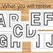ABC Coloring Flashcards,large Alphabet Color Flashcards,kids Learning ...