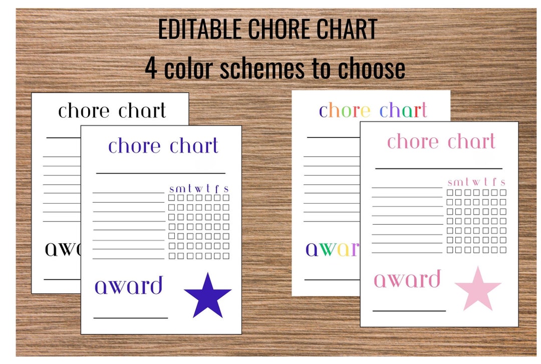 Allowance Tracker, Printable Allowance, Kids Allowance Chart, Chore ...