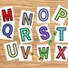 ABC Coloring Flashcards,large Alphabet Color Flashcards,kids Learning ...