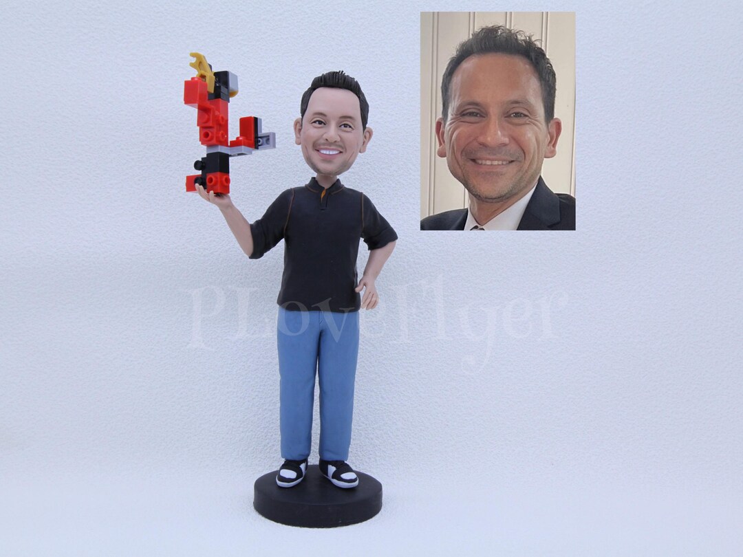 Custom Man Bobblehead and Toy, Personalized Funny Gift for Boss, Custom ...