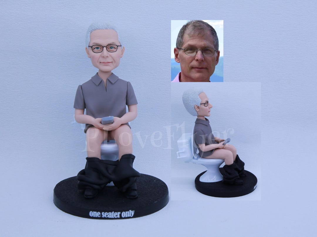 Custom Toilet Bobblehead, Custom Funny Valentine's Day Gift, Silly ...