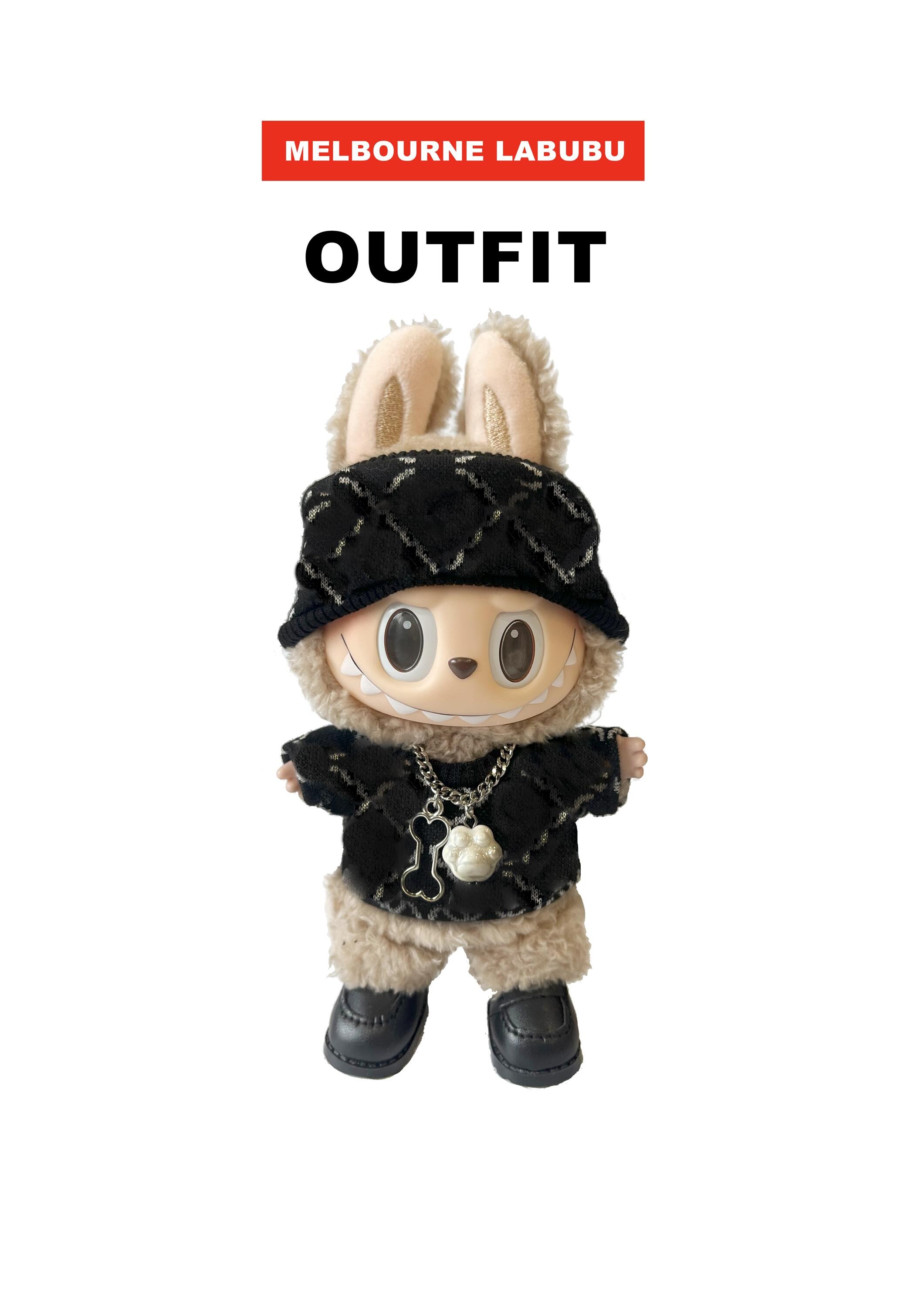 Labubu Outfit | Casual Chic Style | Ribbed Knit Top & Pants Set ...