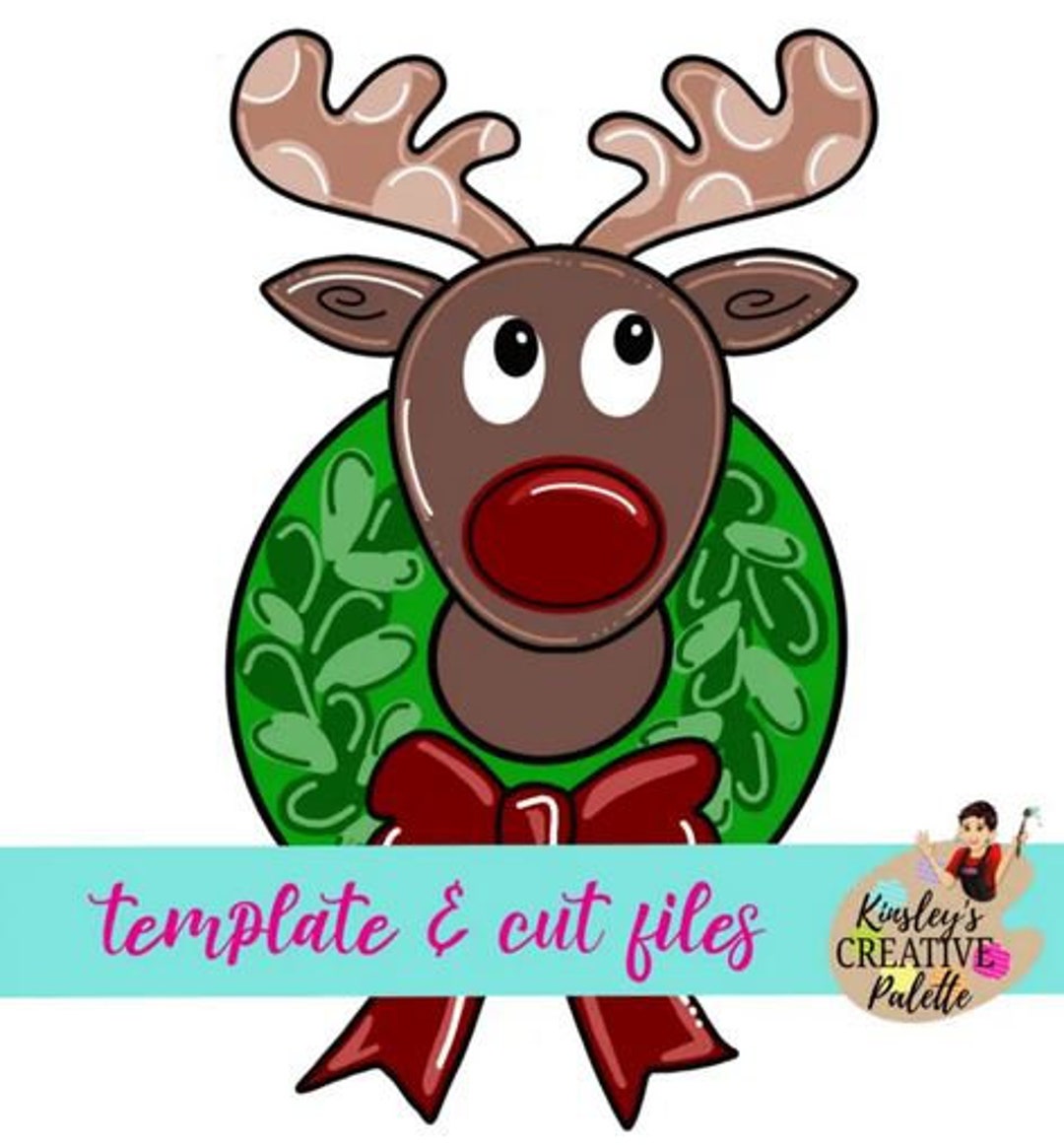 Rudolph Head Template