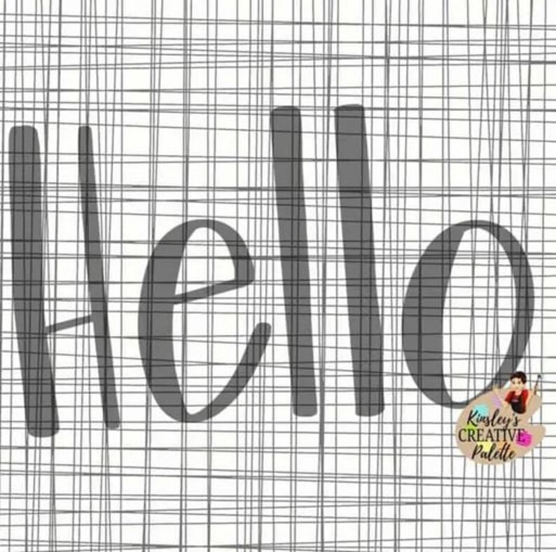 Hello TRACEABLE Lettering Template Traceable Hand - Etsy
