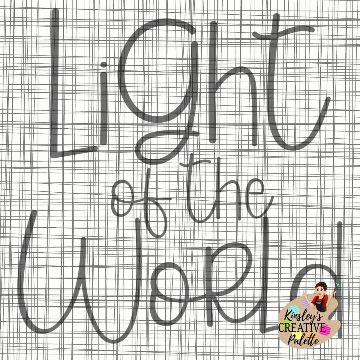 Light of the World TRACEABLE Lettering Template | TRACEABLE | Hand ...