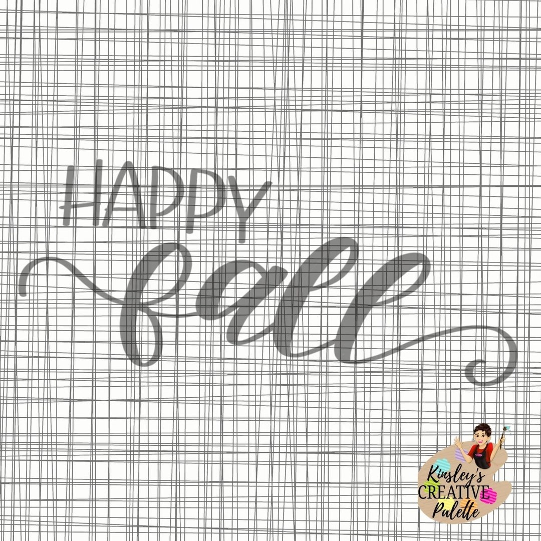 Happy Fall TRACEABLE Lettering Template TRACEABLE Hand - Etsy