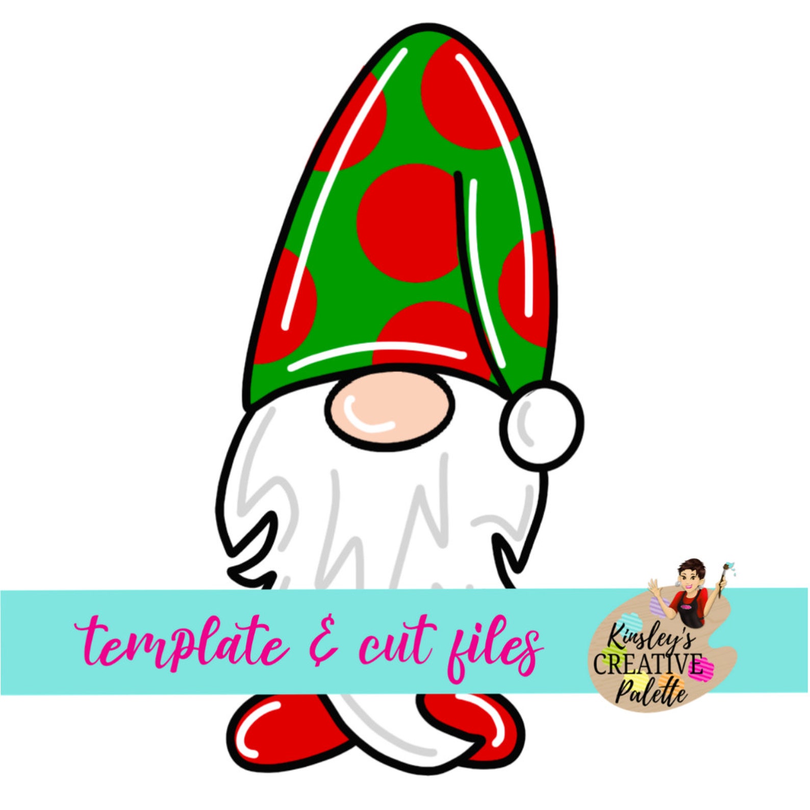 Christmas Gnome Template Christmas Template Christmas - Etsy